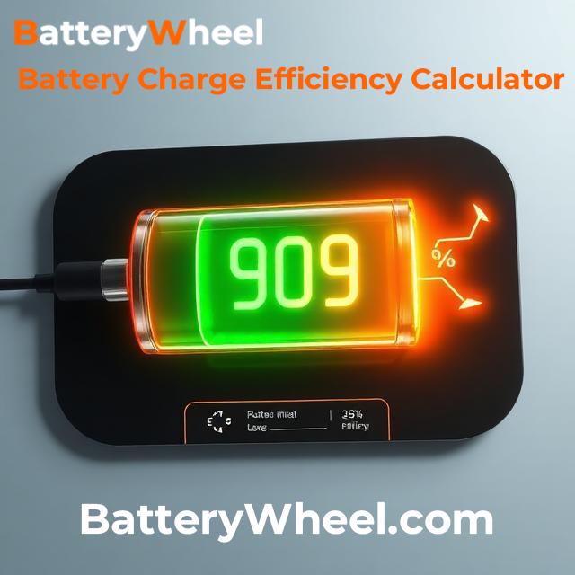 Battery Charge Efficiency Calculator — Energy Loss, Watt-hour ...
