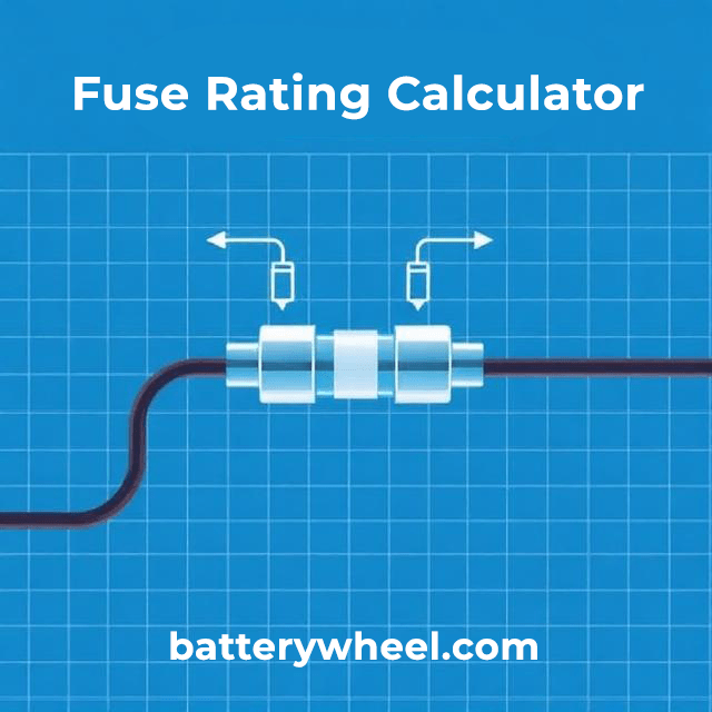Fuse Rating Calculator — Correct Fuse Size for DC Circuits