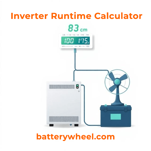 Inverter Runtime Calculator — AC Load Backup Time Estimation