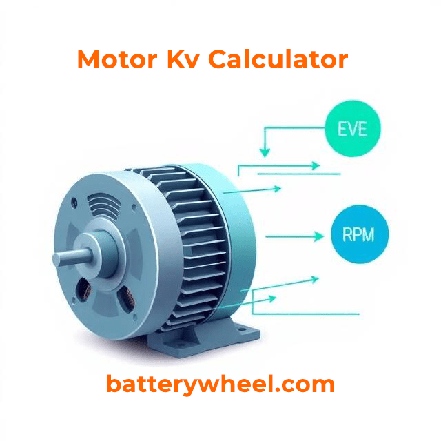 Motor Kv Calculator (RPM per Volt)
